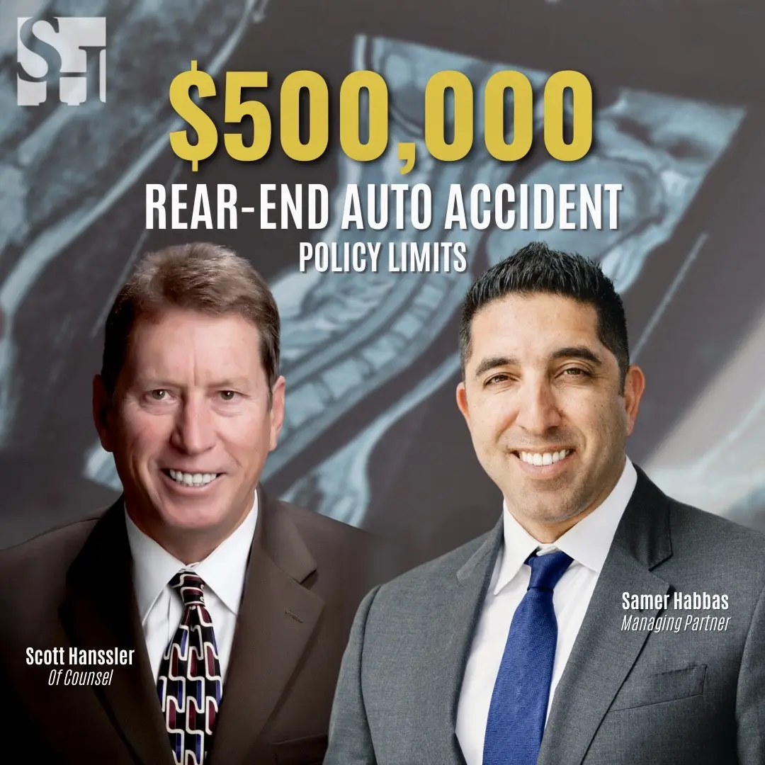 Samer Habbas Secures $500,000 for a Rear end Collision